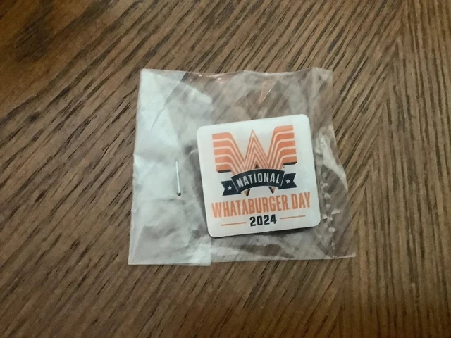 WHATABURGER PIN WHATABURGER Day 2024 £10.00 - PicClick UK
