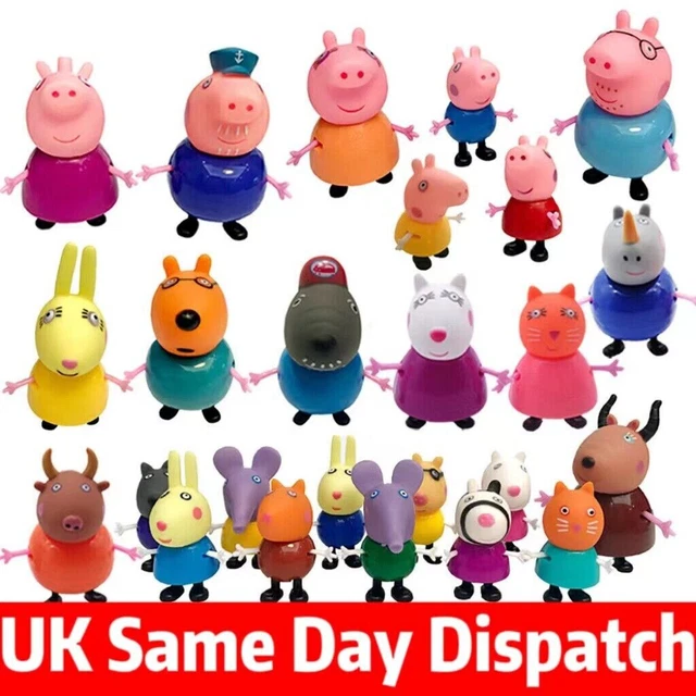 25X PEPPA PIG Family Friends Emily Action Figures Toys Gift £12.95 ...