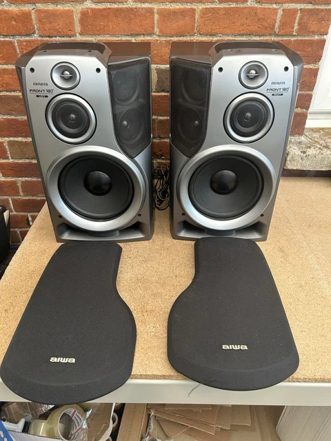 AIWA SPEAKERS SX-AZR800 4 way surround sound bass reflex Good Condition £31.50 - PicClick UK