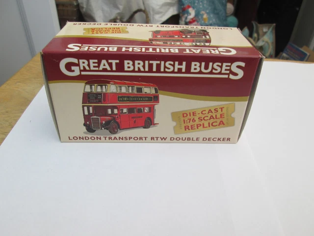ATLAS EDITIONS &GREAT British Buses", London Transport RTW Double ...