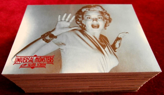 UNIVERSAL MONSTERS OF the SILVER SCREEN - Complete VINTAGE Base Set (90 ...