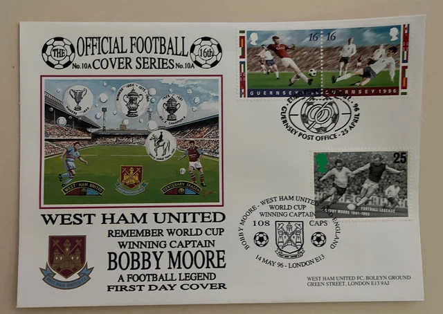 WEST HAM REMEMBERING World Cup Winning Cpt Bobby Moore 1996 Dawn First ...