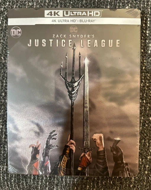 ZACK SNYDER'S JUSTICE League 2021 4K Ultra HD Blu-Ray 4 Discs Steelbook IT NEU EUR 13,50 ...