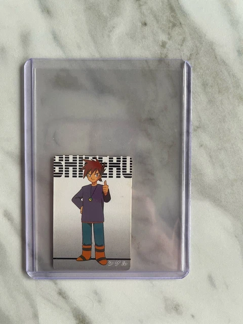 GARY OAK POKEMON Animation Version Mini Card Nintendo From Japan ...