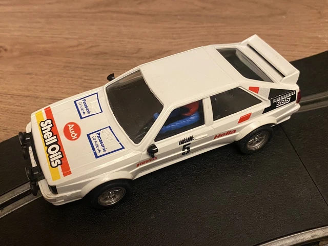 SCALEXTRIC VINTAGE AUDI Quattro touring / rally car superb with belt ...