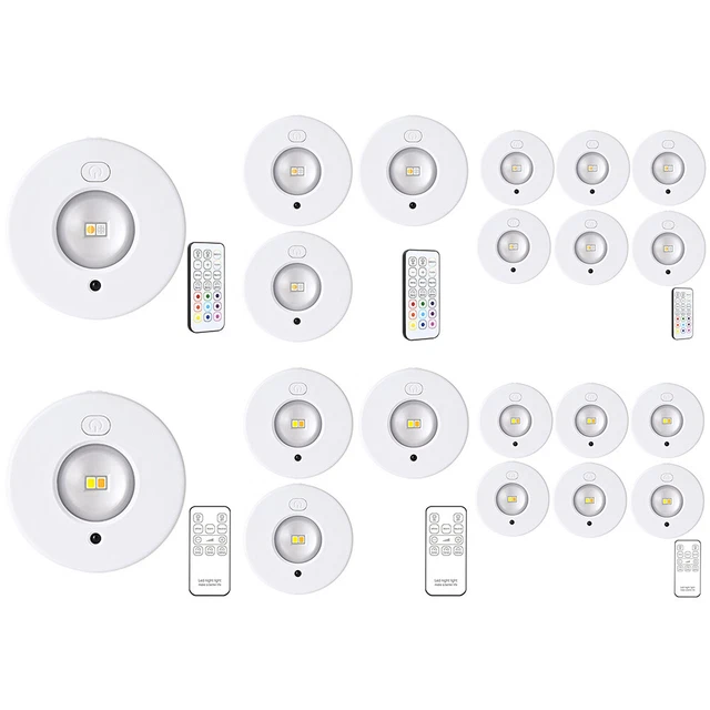 MAGNETIC LED CABINET Lights Dimmable Portable Bedside Lamps for Bedroom ...