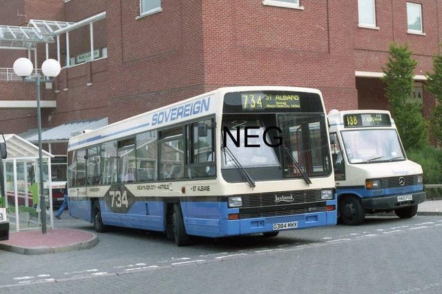 35MM BUS NEGATIVE Sovereign Hertfordshire Leyland Lynx G384Mwx Neg No ...