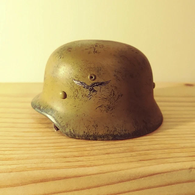 DRAGON/CYBERHOBBY/3R/DID 1:6 SCALE WW2 German Luftwaffe M35/40 Tropical Helmet $18.00 - PicClick CA