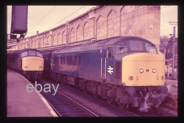 ORIGINAL 35MM SLIDE - Class 45's 45062 (R) 15:45 to Ed & 45139 (L)15:37 ...