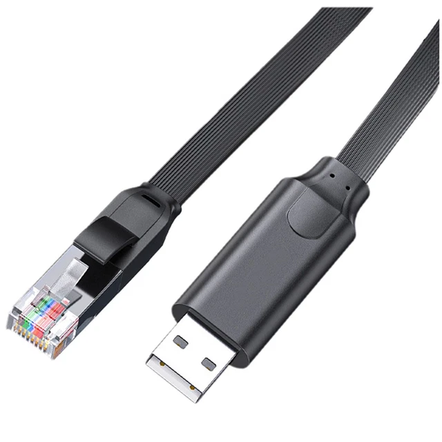 USB TO RJ45 Console Cable RS232 Serial Adapter for Laptop Computer USB ...