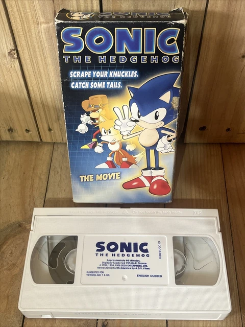 SONIC THE HEDGEHOG: The Movie (VHS, English, 1999) Rare Tested £126.90 ...