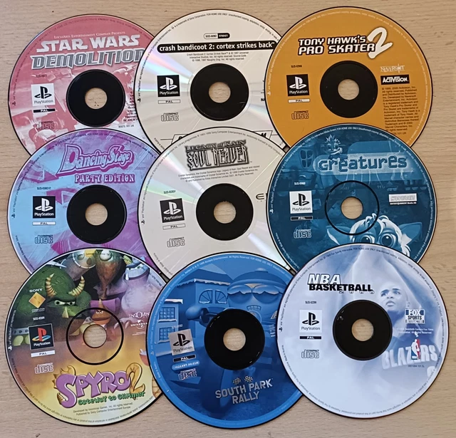 PLAYSTATION 1 GAMES - Just Disc Sony Playstation 1 PSOne PS1 - UK FAST ...