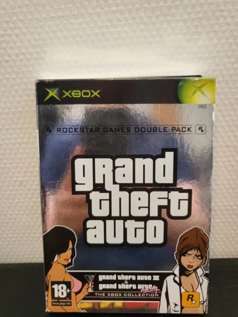 GRAND THEFT AUTO Rockstar Games Double Pack Xbox Complet Pal EUR 24,90 ...
