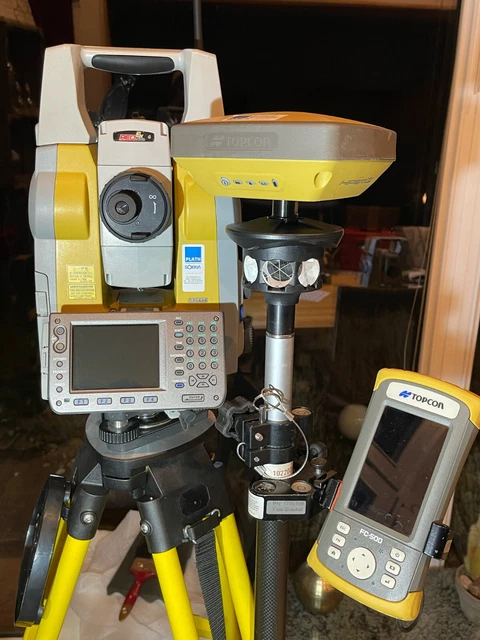 MS-1AX 1& FUSION-ROBOTIK Total Station TOPCON*FC-5000*HiperSR* MAGNET ...