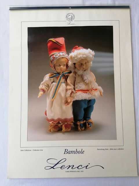 CALENDARIO LENCI 1995 CALENDAR Calendrier Kalender 日曆 EUR 39,00 ...