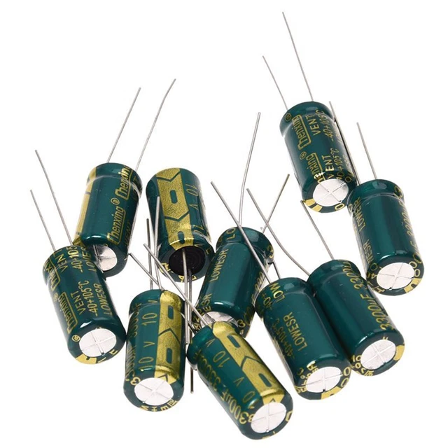 10 STUECK 10V 3300UF Motherboard Elektrolytischer Kondensator Radial ...