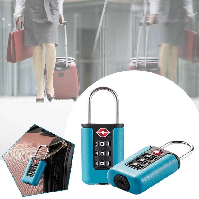TRAVEL LOCK TSA Customs Combination Code Lock Padlock Zipper For ...