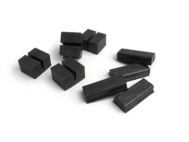 CASA LAMBRETTA BLACK Rubber Fuel Tank Buffer Set Fits Series 1 & 2 ...