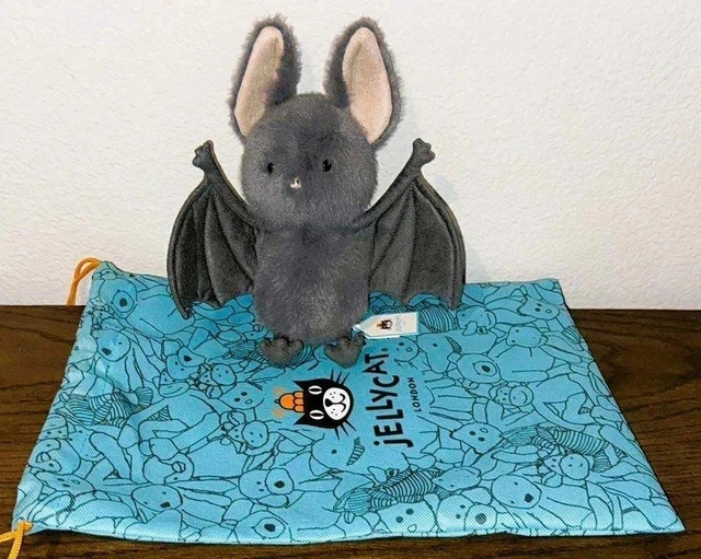 JELLYCAT BROOX BAT Halloween plush doll Tag+ Dust Bag 1PC new £21.99 ...