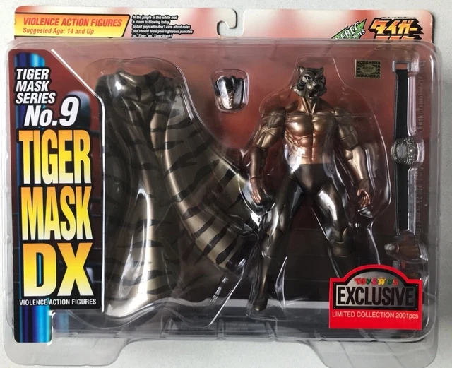 KAIYODO TOYS R Us Gold TIGER MASK DX n. 9 L'UOMO TIGRE Action Figure ...