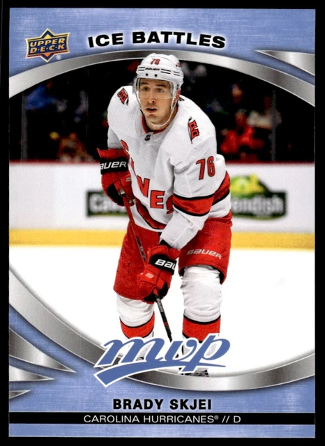 BATAILLES DE GLACE 2023-24 pont supérieur MVP - #133 Brady Skjei Carolina Hurricanes EUR 1,08 ...
