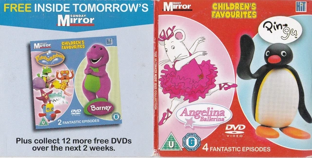THE ULTIMATE KIDS' DVD COLLECTION ( DAILY MIRROR Newspaper 2 DVD Set ...