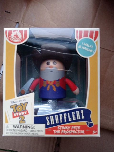 DISNEY PIXAR TOY Story Shufflerz Prospector Stinky Pete Walking Toy ...