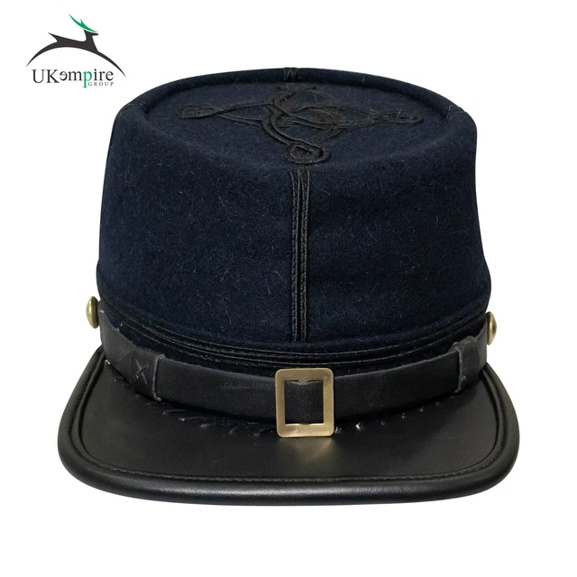 AMERICAN CIVIL WAR US Union Major/Colonel Kepi, Navy Blue Wool With ...
