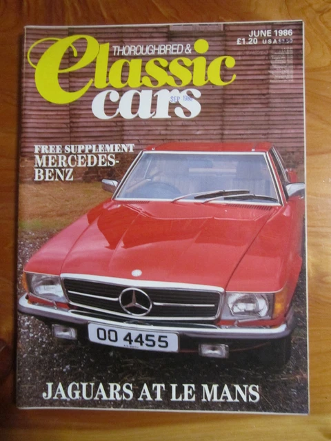 MAGAZINE THOROUGHBRED & Classic Cars Vol. 13 No. 9 June 1986 Great ...