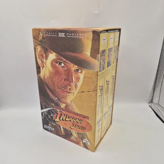 INDIANA JONES VHS tape box set x3 £12.16 - PicClick UK
