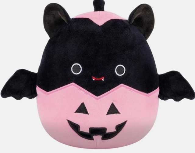 SQUISHMALLOW EMILY THE Bat In Pink Pumpkin Jack O Lantern 7.5 inch ...