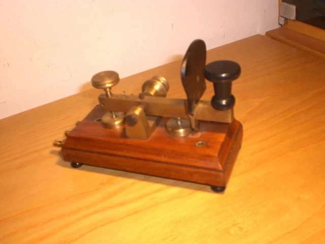TASTO TELEGRAFICO TELEGRAFO morse code telegraph cw key telegrafia ...