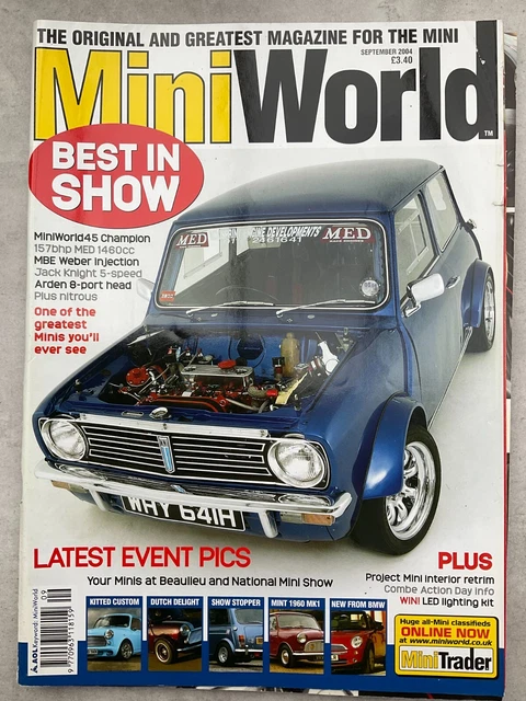 MINI WORLD MAGAZINE - September 2004 - 157bhp MED 1460cc, Mint 1960 Mk1 ...