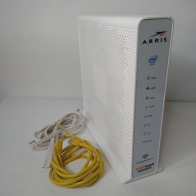 ARRIS SURFBOARD SVG2482AC Cable Modem Router 3-in-1 WiFi DOCSIS 3.0 ...