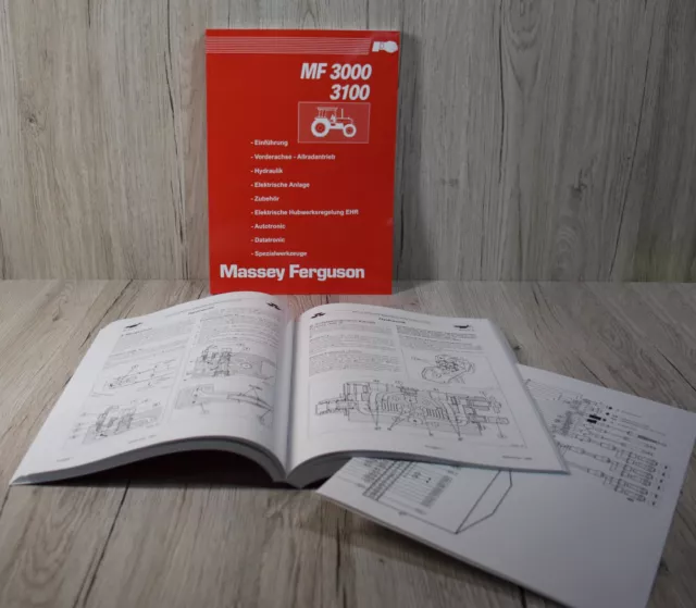 MASSEY FERGUSON MF 3000 3100 Werkstatthandbuch Traktor Teil 2 EUR 67,00 ...