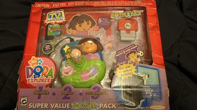 DORA THE EXPLORER Plug n Play Game Gamekey Super Value Power Pack Jakks ...