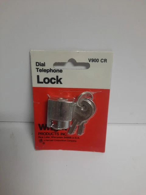 NIP VINTAGE DIAL Telephone Lock V900 CR Wright Products USA £1.79 ...