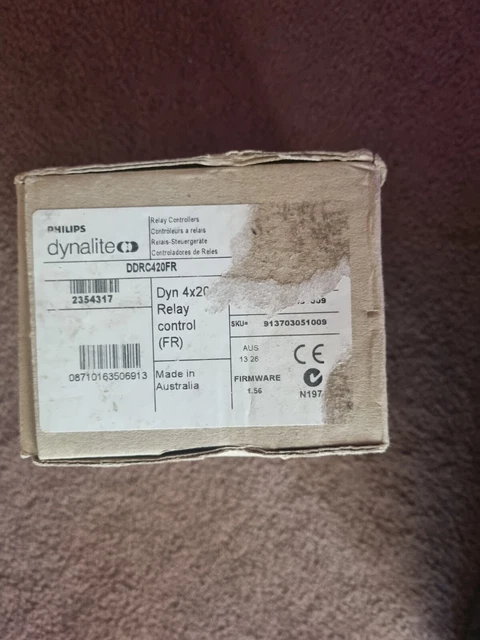 PHILIPS DYNALITE DDRC420FR 4 channel relay controller module $200.00 ...