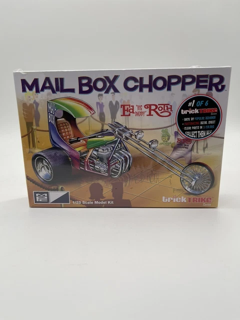 MPC ED ROTH Mail Box Chopper 1/25 Scale Model Trick Trike MPC892/12 NEW ...