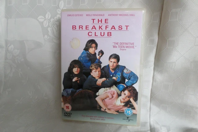 DVD FILM THE breakfast club. starring emilio estevez. molly ringwald ...