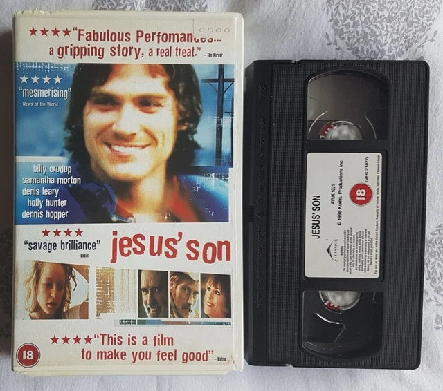 JESUS' SON (VHS) BIG BOX - Billy Crudup + Samantha Morton + Jack Black ...