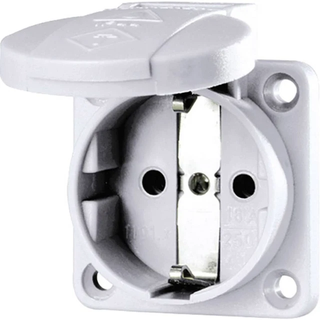 MENNEKES 11010 SIMPLE Prise de courant semi-encastrée IP54 gris EUR 17 ...