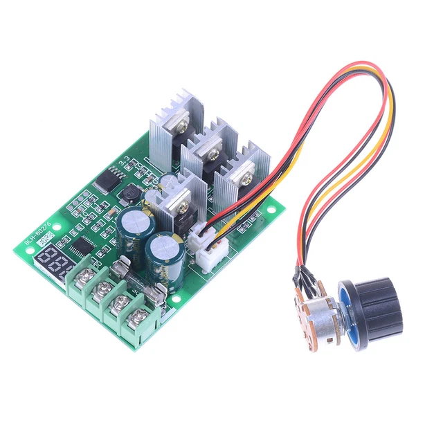 PWM DC6-60V 30A Motor Speed Controller Module Dimmer Current Display ...