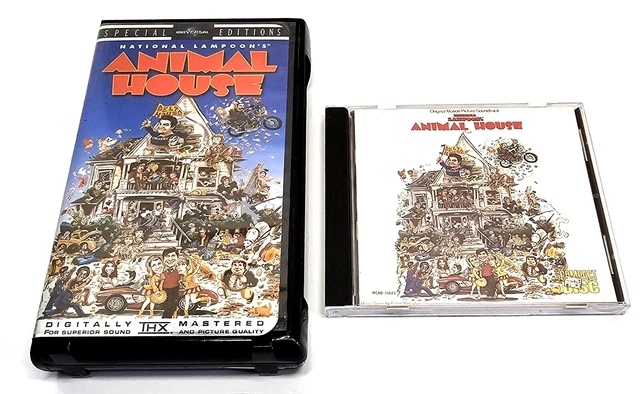 ANIMAL HOUSE SPECIAL Edition VHS 1987 & CD Soundtrack 1987 2-LOT £16.72 ...