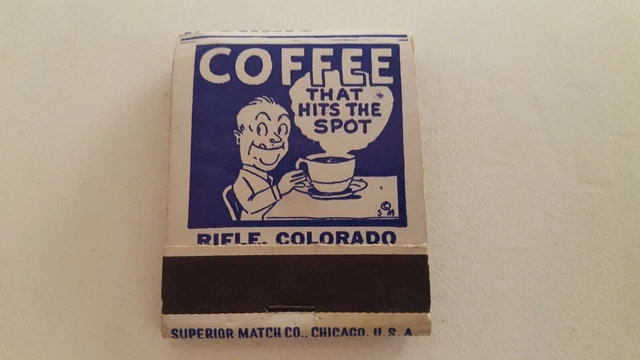 MATCHBOOK MORRIS BAKERY Cafe Coffee. Rifle Colorado . FULL M1 $8.50 ...