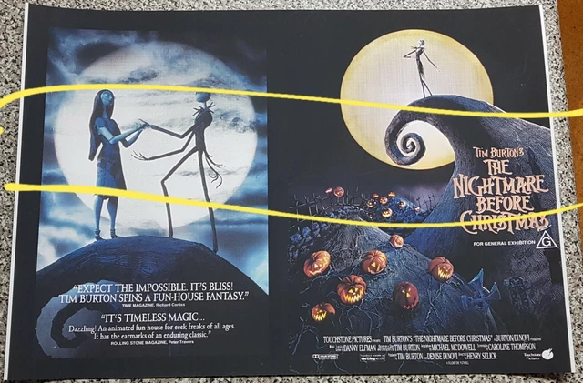 TIM BURTON'S THE Nightmare Before Christmas, Australian cinema mini ...