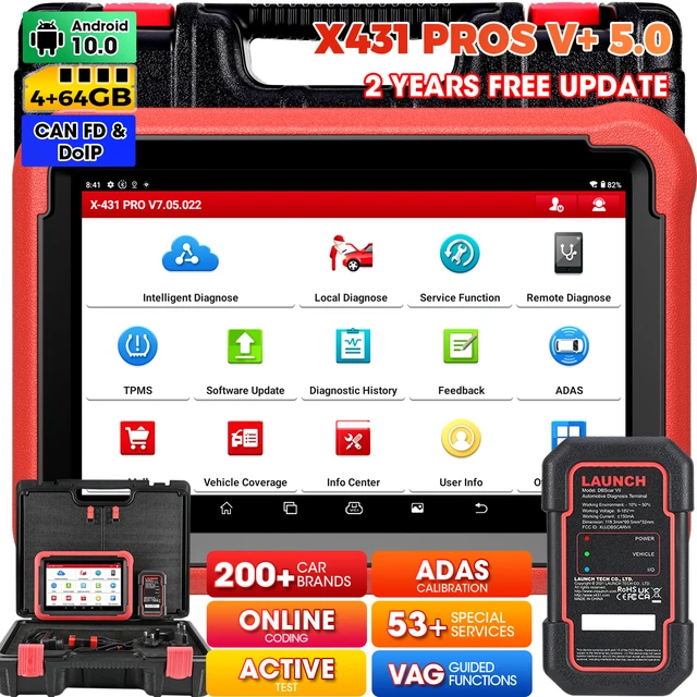2025 LAUNCH X431 PROS V 5.0 PRO3S Diagnosegerät OBD2 Scanner Key ...