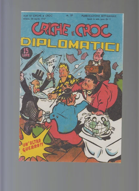 ALBI DI CRICHE E Croc - (Stanlio Ollio) - Ristampa Anastatica Nr. 37 ...
