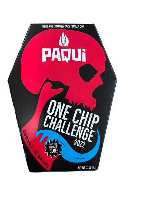 TORTILLA PEPE PAQUI One Chip Challenge 2022 Carolina Reaper Scorpione ...