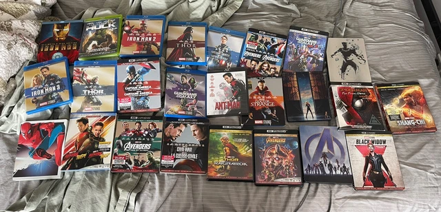 MARVEL CINEMATIC UNIVERSE MCU Blu-Ray Collection 25 Movies Infinity ...